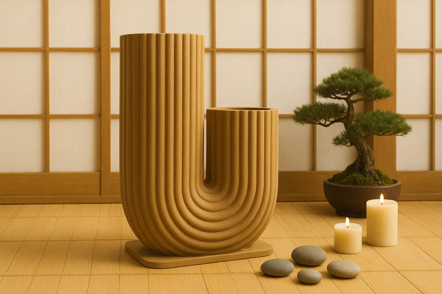 DualFlow Parametric Vase - Customize and download the 3D model