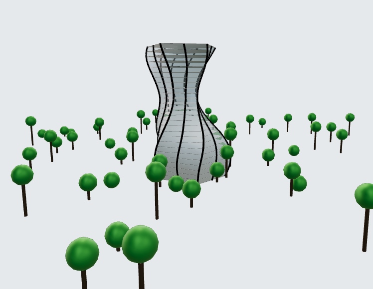 Organic Building - Customize and download the 3D model