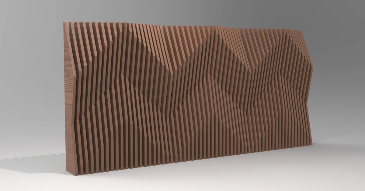 Dynamic Ridge Wall Feature 3D/2D Parametric Model - Customize and ...
