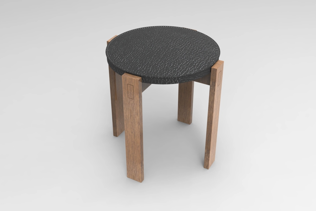Stool 2d 3d Parametric Model Customize And Download The 3d Model