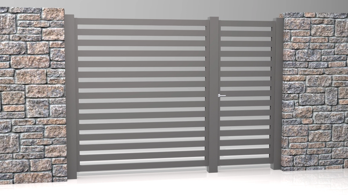 Gate 3D Parametric Model - Customize and download the 3D model