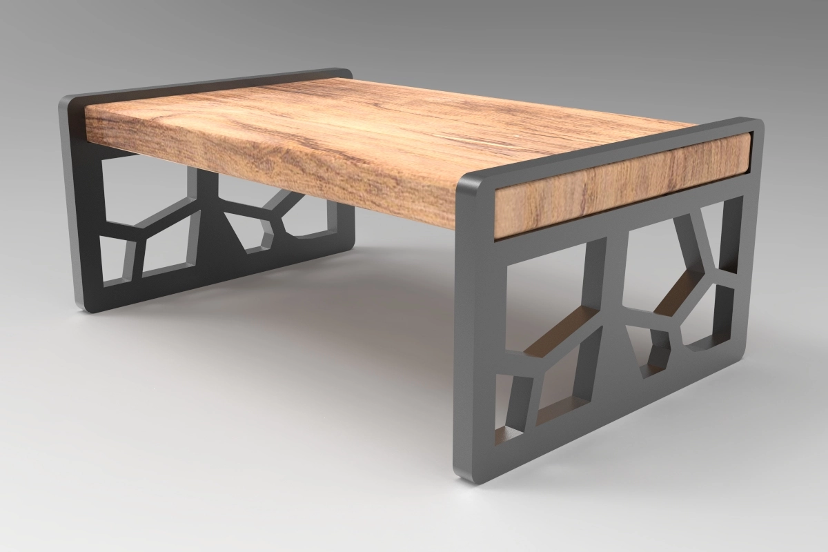 Desk Monitor Stand 3D Parametric Model - Customize and download the 3D ...