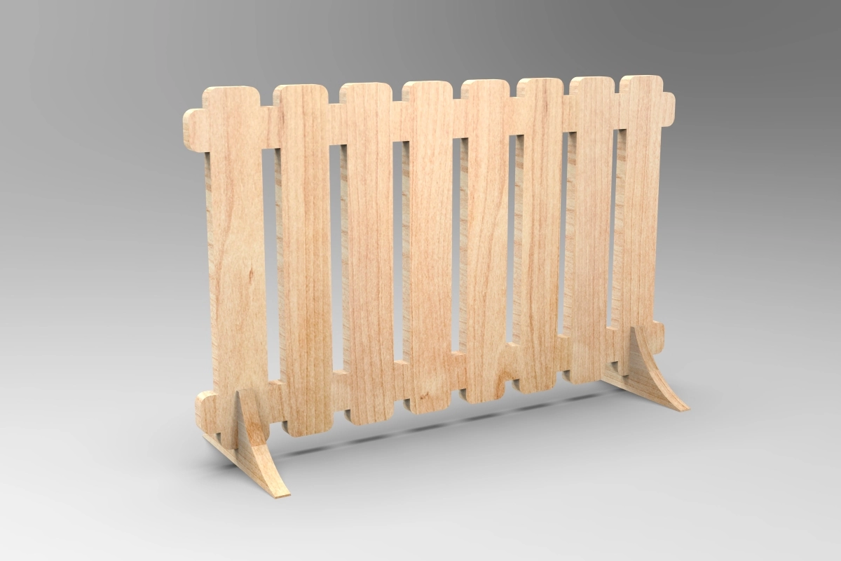 Fence 2D/3D Parametric Model - Customize and download the 3D model