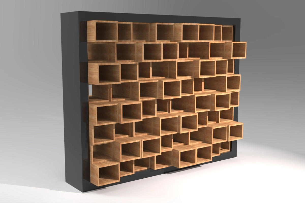 Algorithmic Shelf 3d Parametric Model Customize And Download The 3d Model