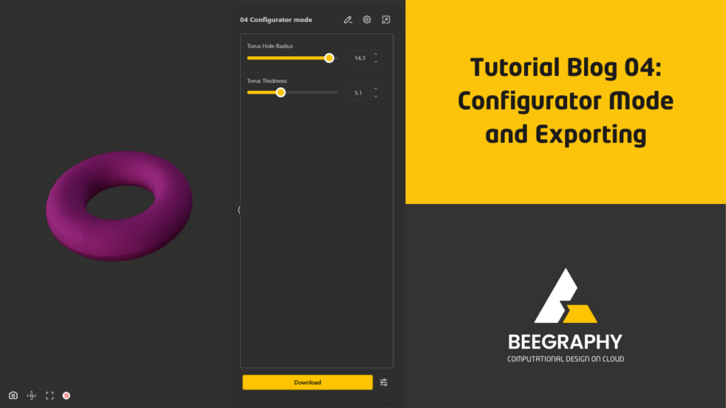 BeeGraphy Tutorial 4: Beegraphy's Configurator Mode and Export Features - BeeGraphy Blog