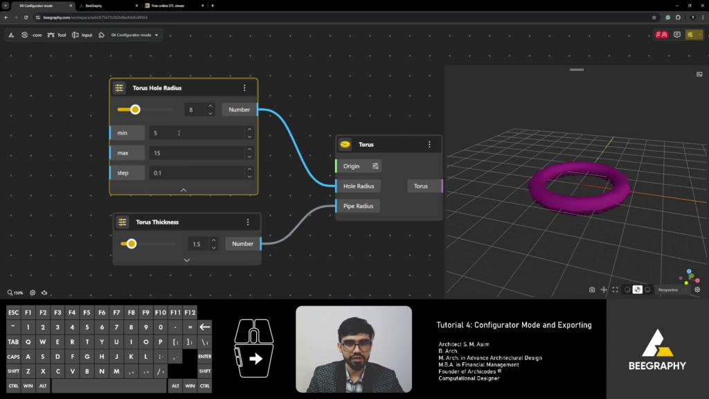 BeeGraphy Tutorial 4: Beegraphy's Configurator Mode and Export Features ...